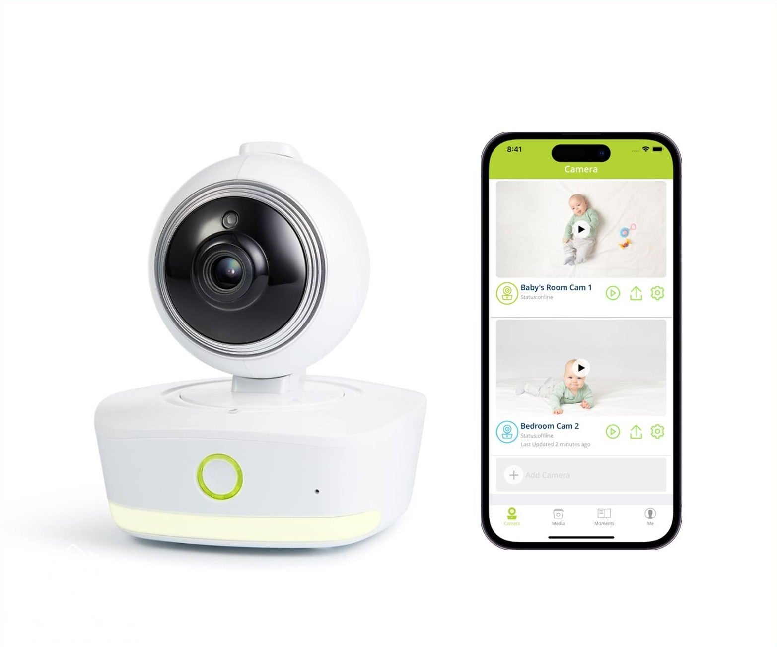 Bebcare Motion Video Baby Monitor + Bebcare iQ Camera Gift Set